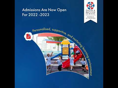Admissions are now open - Doha British School Rawdat Al Hamama