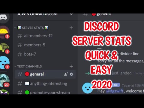 How To Show Your Server Stats On Discord