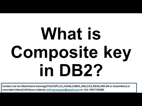 What is composite key in DB2 | Primary key | Unique key in DB2