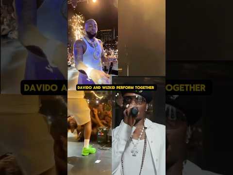 Davido and Wizkid Perform Together 2025 #davido #wizkid #shorts