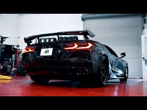 My C8 Corvette gets new custom BBS's at AR Motorwerkz