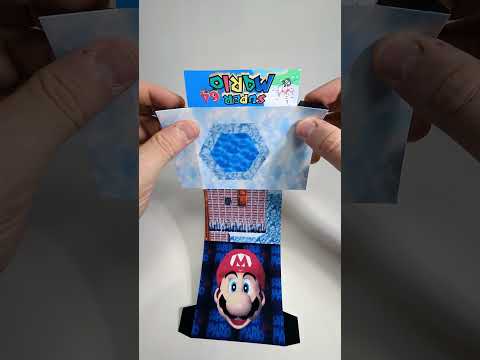 Super Mario 64 Papercraft Art
