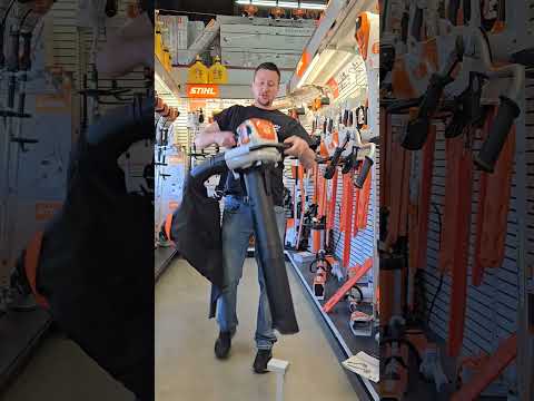 SHA 140 Battery shredder vac #stihl #vacuum #educational #landscaping