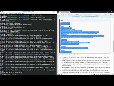 Intro to Singularity/Apptainer #4 - Definition files