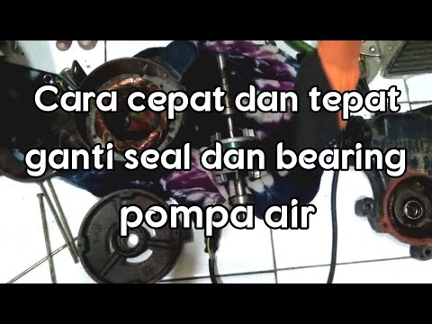 Ganti seal dan bearing pompa air shimizu 128 BIT
