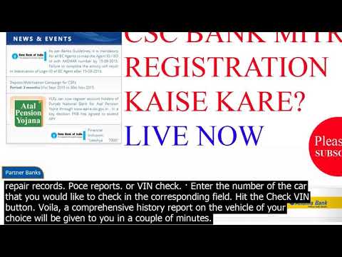 Check registration status with vin id title and inquiry check the of a