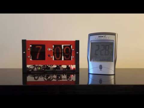 Flip Clock v2 - Arduino-Powered Split-Flap Clock by _AlexY - Thingiverse