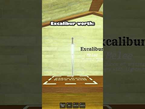 How much is the Excalibur sword worth in Dead Rails? #deadrails #roblox