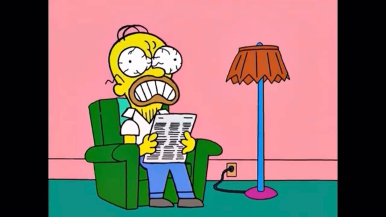 The Simpsons: Angry Dad #thesimpsons 