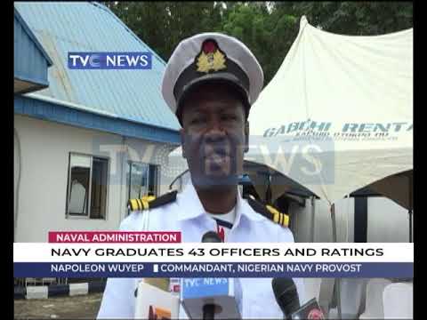 NAVY graduates as Officers and Ratings
