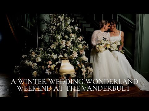 A Luxury Winter Wonderland Wedding at the Vanderbuilt Hotel In Newport, Rhode Island