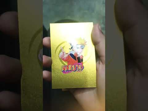 NARUTO CARD#GOLDEN NARUTO CARD #anime