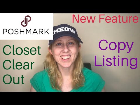 Poshmark - Getting the most out of Closet Clear Out & How to use the NEW Copy Feature