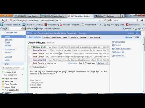 Gmail Threads and Conversations - CIR REALTY