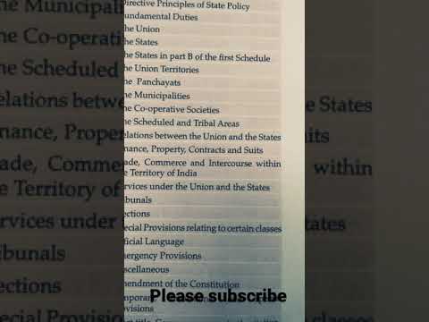most important articles of polity with part of indian constitution to remember with trick