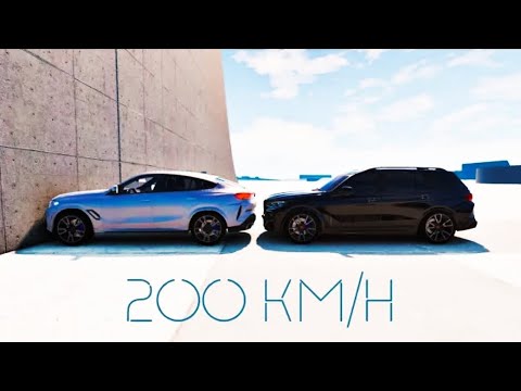 BMW X7 VS BMW X6 💥 200 Km/h 💥BeamNG.drive CRASH Test