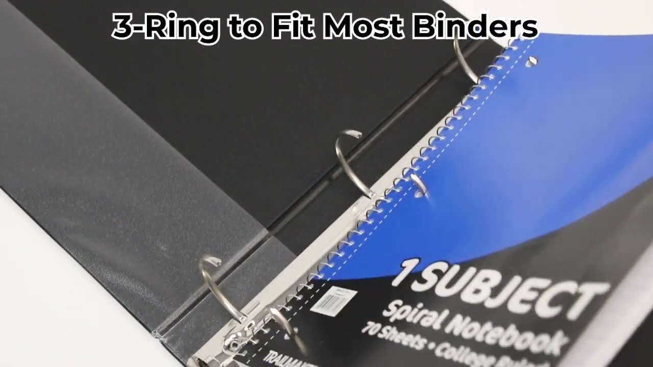 1-Subject Notebook, College Ruled, 70 Sheets