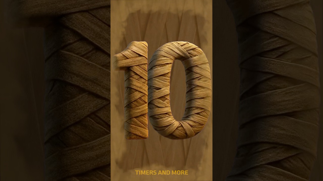 10 Second Halloween Mummy Timer – Quick & Creepy Countdown ⏱️🧟‍♂️