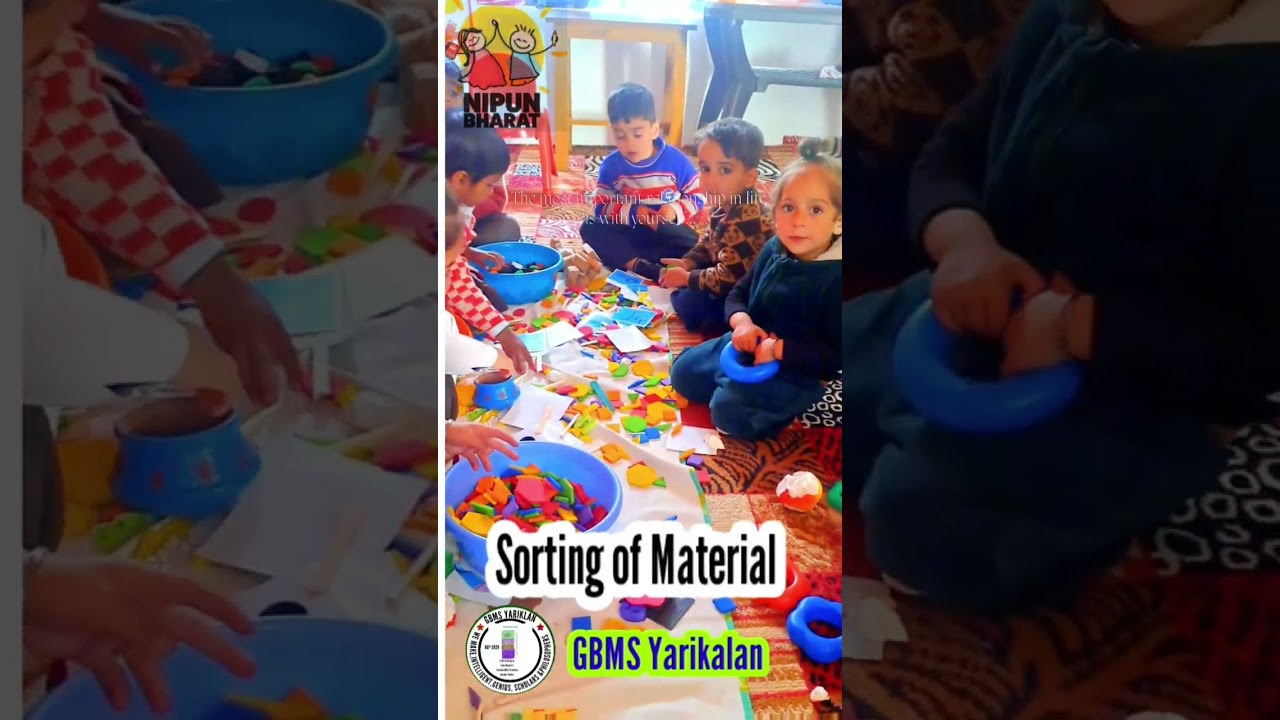 Sorting of material Activity for FLN/NIPUN GBMS Yarikalan