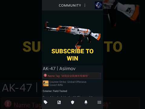 AK-47 ASIIMOV FIELD TESTED GIVEAWAY!!!!