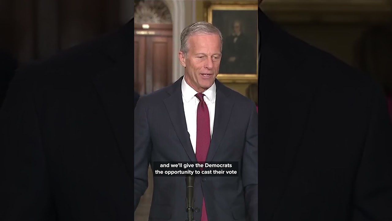 Senate Majority Leader John Thune on DHS shutdown and Save America Act.