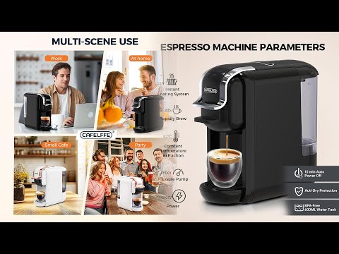 MK-603 Mini Multi Pod Coffee Maker – 4-in-1 Brewing Power in a Compact Design!/Counter Menger
