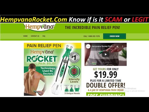 Hempvana Rocket Reviews ! HempvanaRocket.Com Know if is it SCAM or LEGIT? Hempvana Rocketpain relief