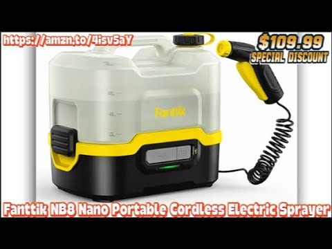 Review Fanttik NB8 Nano Portable Cordless Electric Sprayer
