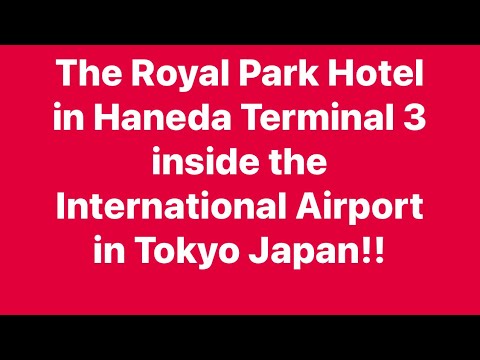 The Royal Park Hotel - Haneda Terminal 3 in Tokyo International Airport Japan #hotels