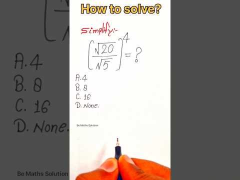 Nice Math Square Root Algebra Question | Simplify? #maths #squareroot #viral #shorts