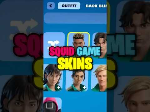Fortnite Squid Game Skins REVEALED!! 😱