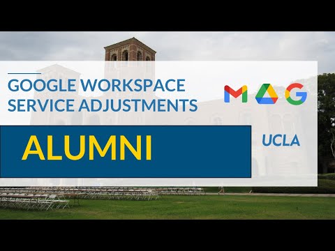 Google Workspace Service Adjustments - Alumni