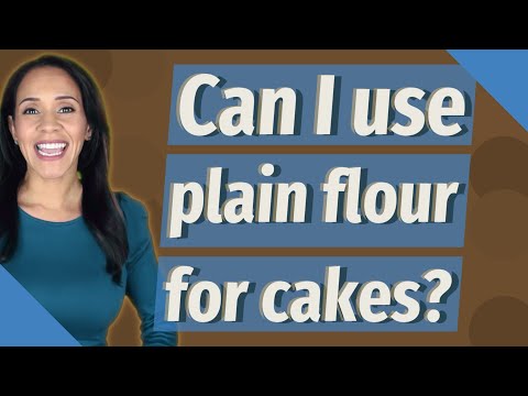 Can I use plain flour for cakes?