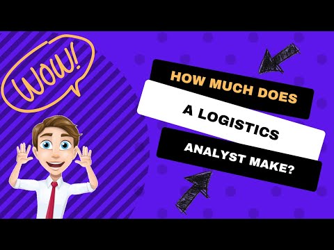 How much does a logistics analyst make?