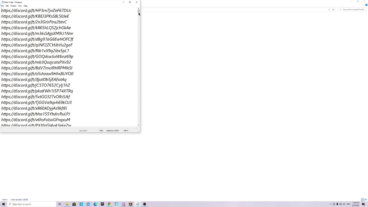 Create Nitro Codes No Checked