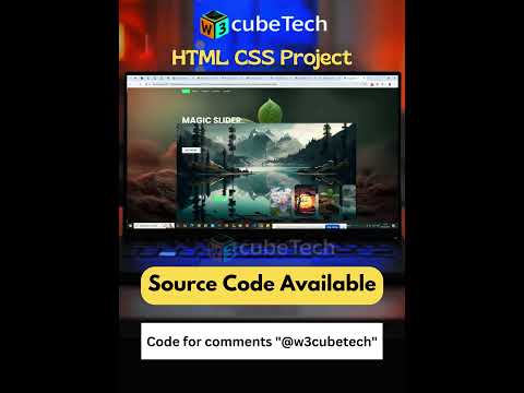 Responsive Animated Image Slider (Carousel) | HTML CSS JavaScript Tutorial 2025