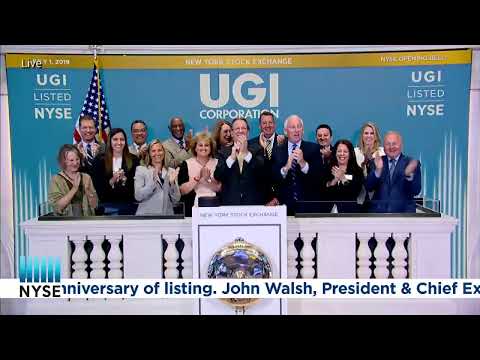 UGI CORPORATION (NYSE: UGI) CELEBRATES THEIR 90TH ANNIVERSARY OF LISTING