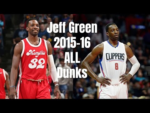 Jeff Green 2015-16 ALL Dunks