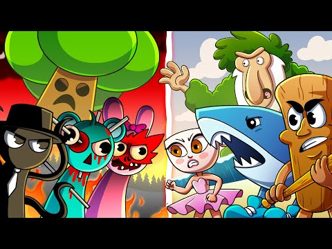 SPRUNKI vs. ITALIAN BRAINROT?! (Cartoon Animation)
