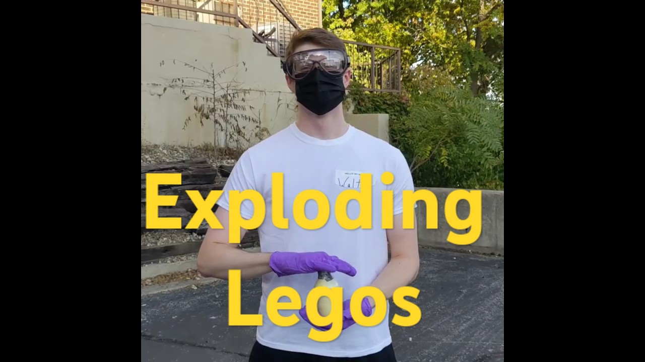 Exploding Legos! #shorts