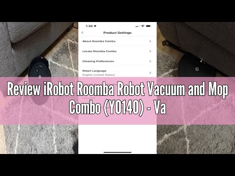Review iRobot Roomba Robot Vacuum and Mop Combo (Y0140) - Vacuums and mops, Easy to use, Power-Lifti