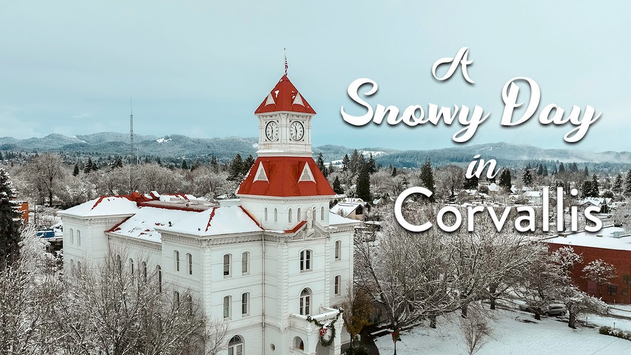 A Snowy Day in Corvallis
