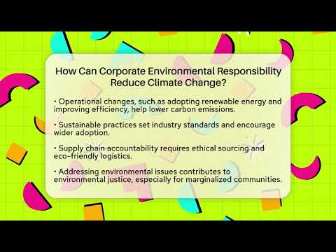 How Can Corporate Environmental Responsibility Reduce Climate Change? - The Sociology Workshop