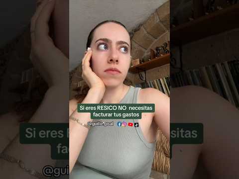 Para IVA si funciona facturar tus gastos (ademas es obligatorio hacerlo) #sinmiedoalsat #resico