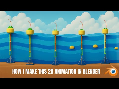 How to Make This 2D Animation in Blender | Easy Tutorial