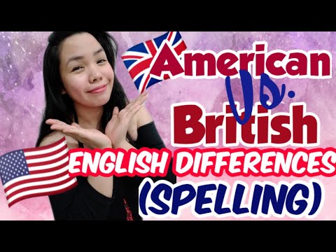 American Vs. British English Differences in Spelling #LearnEnglish # differences