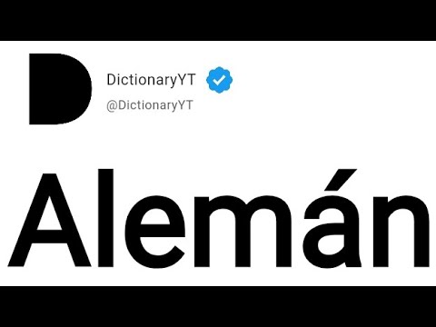Alemán Meaning in English