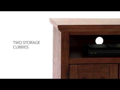 Ashley Furniture Signature Design - Cross Island TV Stand - 50in with 3 Cabinets and 2 Cubbies