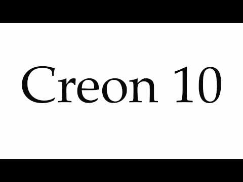 How to Pronounce Creon 10