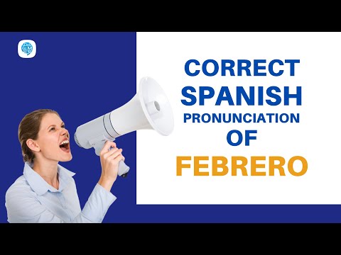 How to pronounce 'febrero' (February) in Spanish? | Spanish Pronunciation